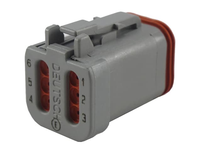 DT06-6S-CE01 Connector - 1.59mm Pin Diameter - 4.44mm Pitch • MECS
